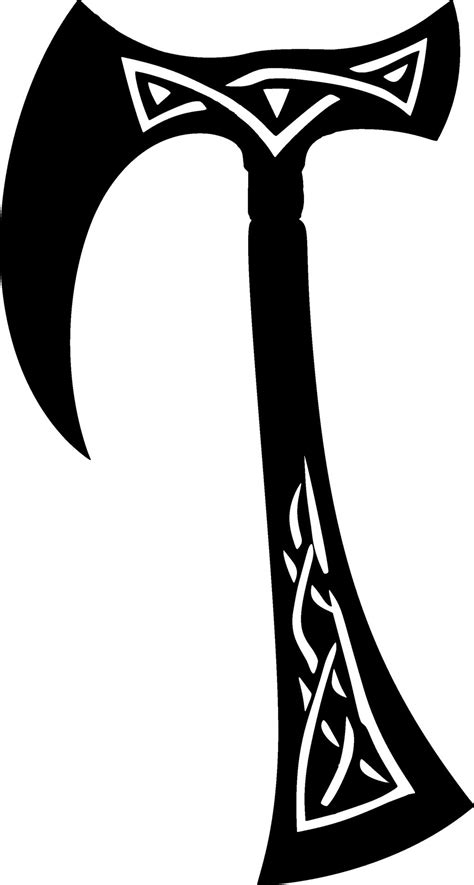 Viking Battle Axe Weapon Axe Viking Axe In Vector Ai Generated