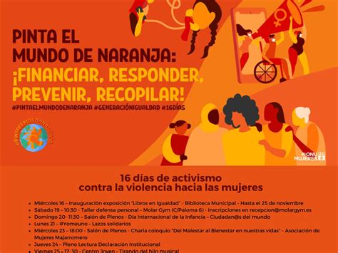 El Molar se suma a los 16 días de activismo de Naciones Unidas contra