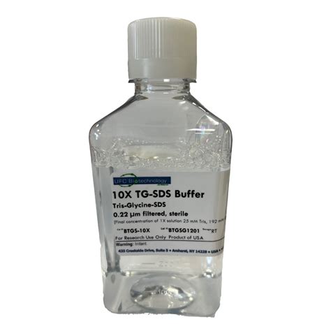 10x Tg Sds Buffer Tris Glycine Sds 500 Ml
