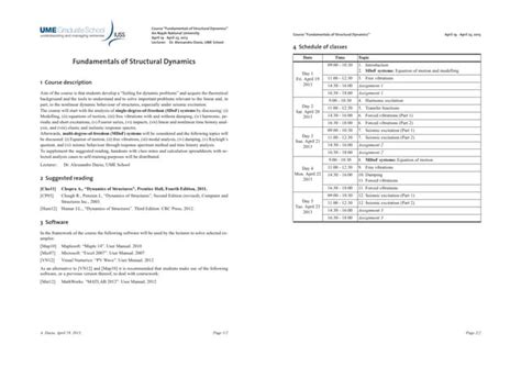Structural Dynamics Pptx