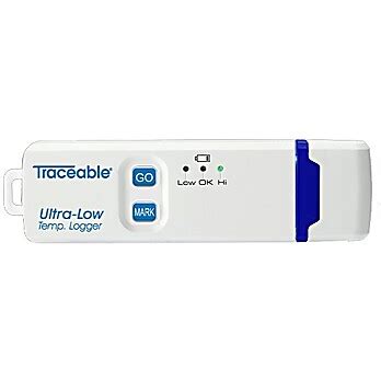 Traceable Ultra Low Temperature Dry Ice Data Loggers