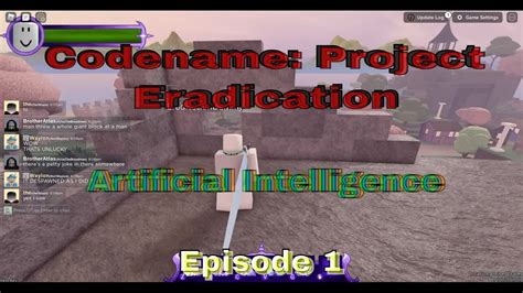 Codename Project Eradication Episode Artificial Intelligence