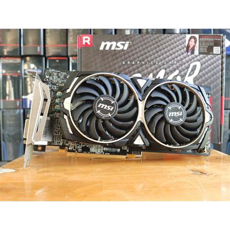 Vga Msi Rx Armor G Oc Shopee Thailand
