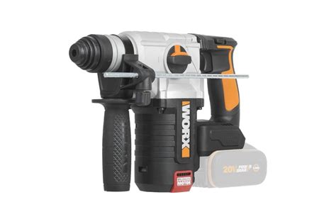 Аккумуляторный бесщеточный перфоратор WORX 20В, 4Ач x2, ЗУ 2А, кейс ...