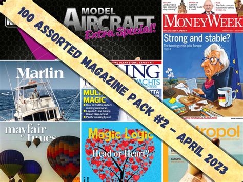Exclusive 100 Assorted Magazines Bundle 2 April 2023 Release Digital