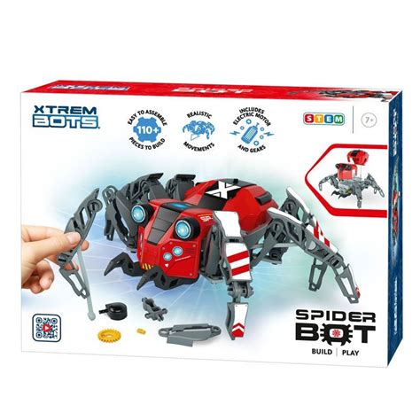 Xtrem Bots Spider Bot Stem Kit Wallcrawling Fun