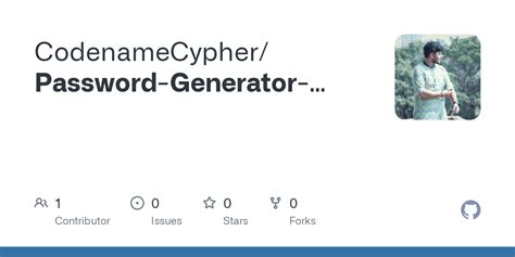GitHub CodenameCypher Password Generator Using Tkinter