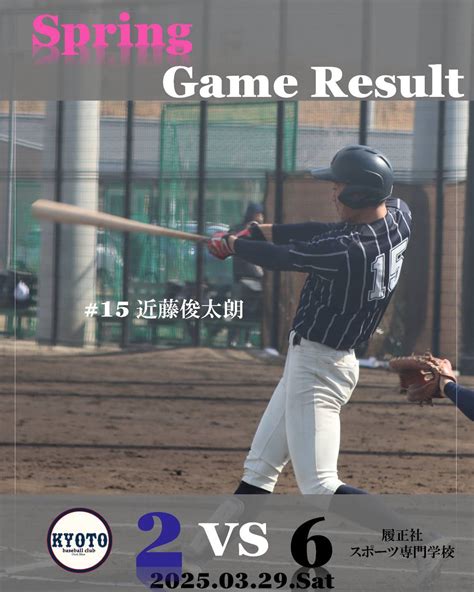 試合予定結果 京都大学硬式野球部