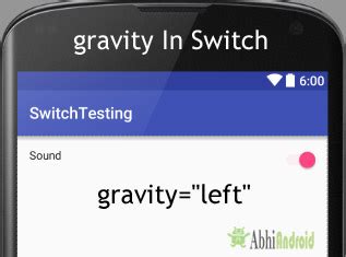 Switch On Off Tutorial With Example In Android Studio Abhi Android