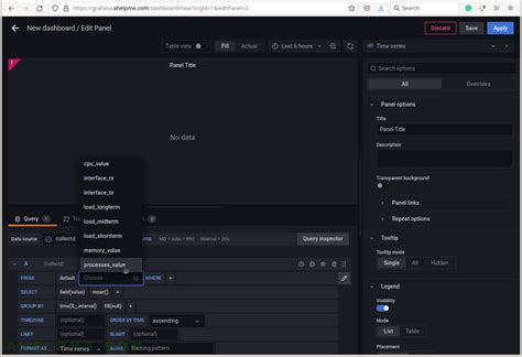 Create Graph For Linux Process States Using Grafana Influxdb