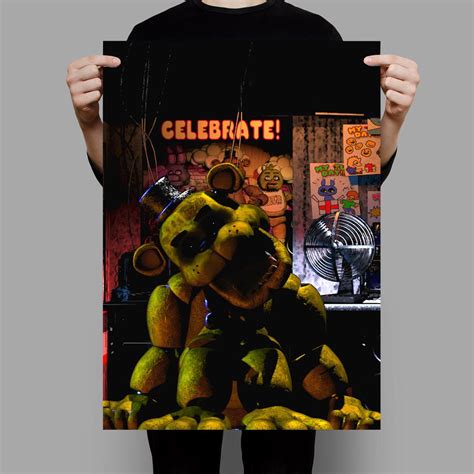 Poster 24x36 Freddy Fazbear Five Night At Freddys 1808832034