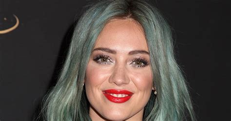 Hilary Duff Pink And Grey Hair Color Sparks