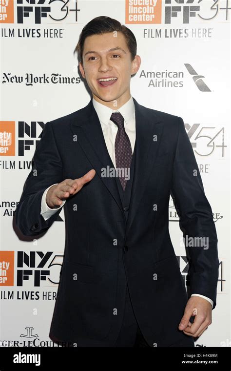 New York City 15th Oct 2016 Tom Holland Attends The Lost City Of Z