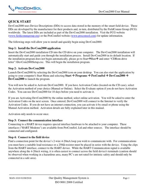 Procomsol Devcom2000 User Manual Pdf Menu Computing Icon