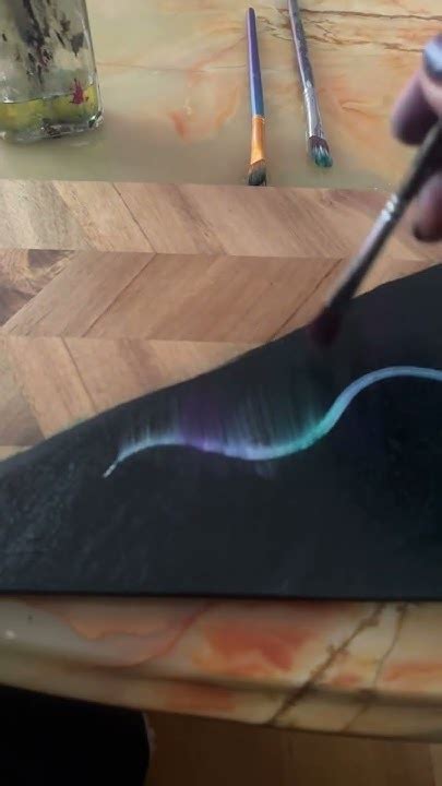 как нарисовать северное сияние Youtube