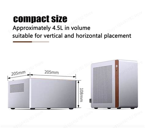 Jonsbo Nv10 N10 Itx Mini Desktop Case 33mm Aluminum Alloy Chassis