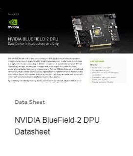 NVIDIA Bluefield Data Processing Units Advanced HPC