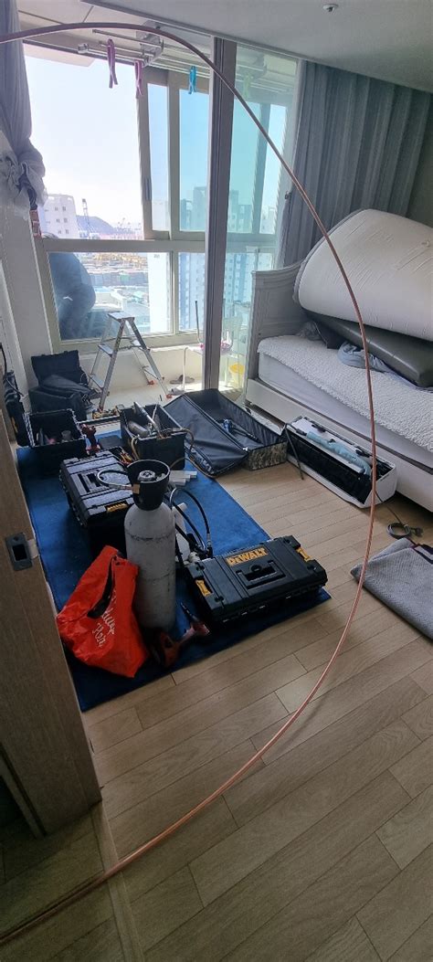 대림이편한세상 에어컨드레인역류 누수 해결 유진공조