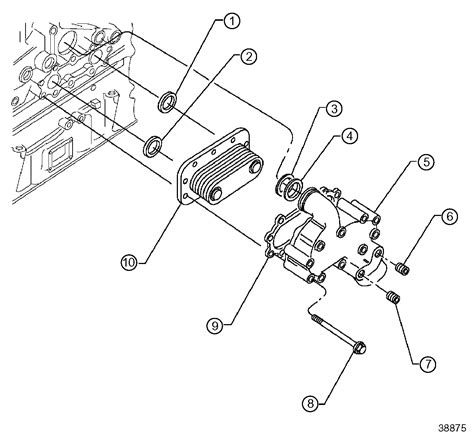 Detroit Series 50 Oil Cooler And Marine Gear Lines 1489 Grace Diesel Shop Detroit Parts