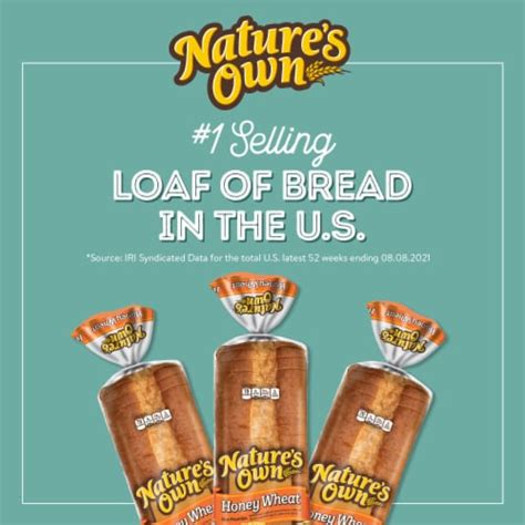 Natures Own Honey Wheat Bread 20 Oz Harris Teeter