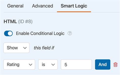 How To Use ANDOR Smart Conditional Logic In WPForms