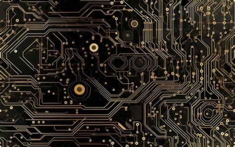 Premium Ai Image Microchip Tech Circuit Background