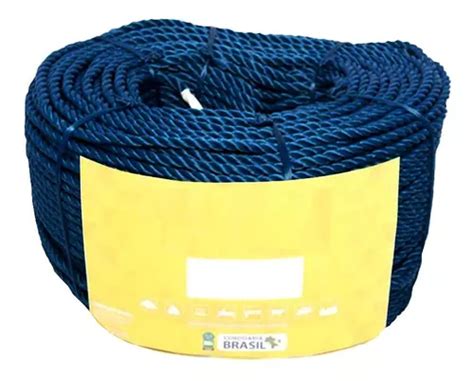 Corda Nylon Torcida Azul Mm Arteplas Rolo M Parcelamento Sem Juros