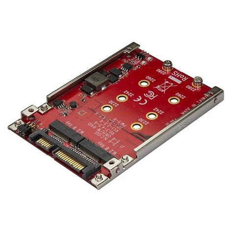 Startech Dual M 2 To Sata Adapter M 2 Adapter For 2 5 Bay Raid