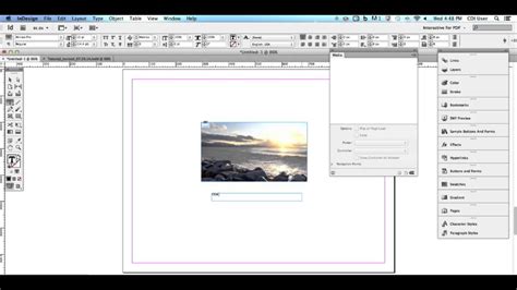How To Place A Video Adobe Indesign CS YouTube