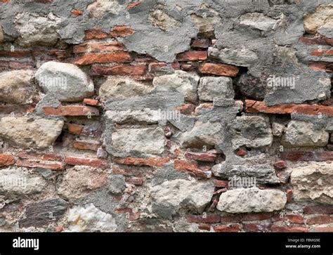 Old Weathered Stone Wall For Background Stock Photo Alamy