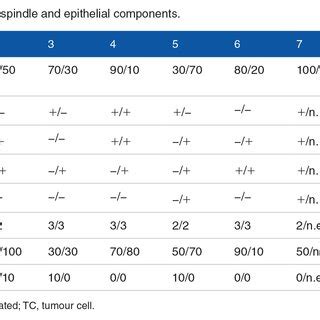 Immunohistochemical Features Of Spindle And Epithelial Components