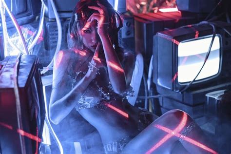 Foto De Futuristic Cyberpunk Cosplay Model Jatojatoo