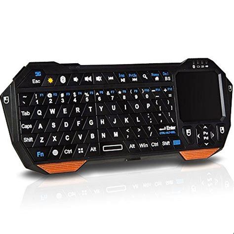 Fosmon Portable Lightweight Mini Wireless Bluetooth Keyboard Controller Qwerty Keypad With