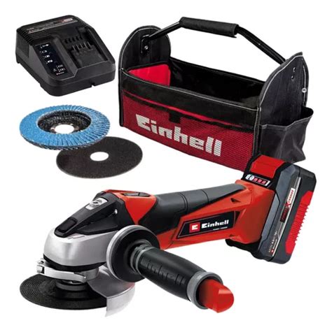 Amoladora angular inalámbrica Einhell Power X Change TE AG 18 115 Li 4431110 de 50 Hz 60 Hz