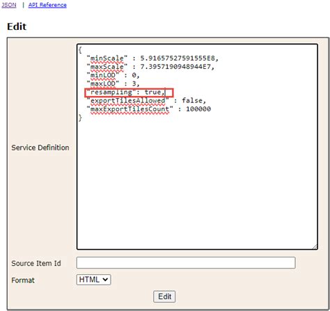 problem features in a hosted web tile layer are not visible at high