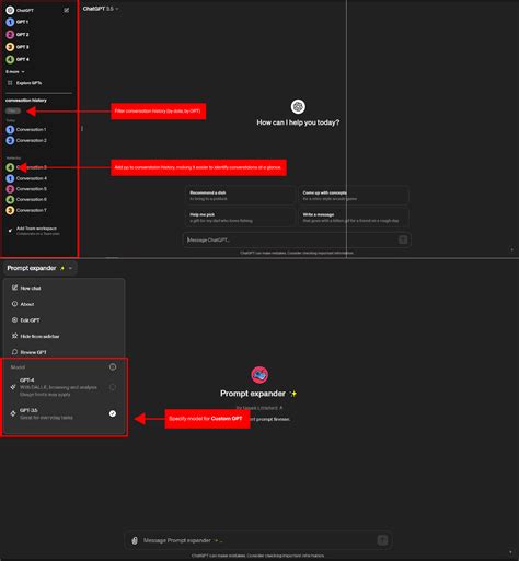 Suggestions To Improve Conversation History Including Filtering