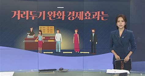 그래픽 뉴스 거리두기 완화 경제효과는