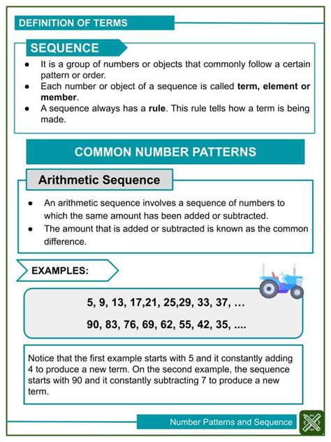 Number Patterns And Sequence Th Grade Math Worksheets Helping With Math Math Worksheets