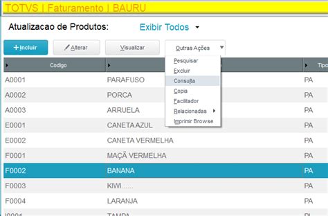 Como Visualizar Operações Em Aberto De Um Determinado Produto No Protheus Terminal De Informação