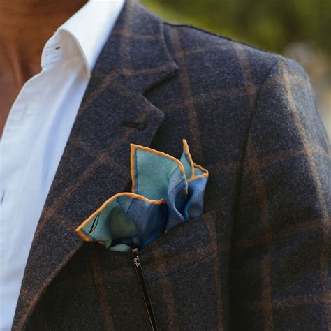 Harbinger Of Autumn Italian Pocket Square