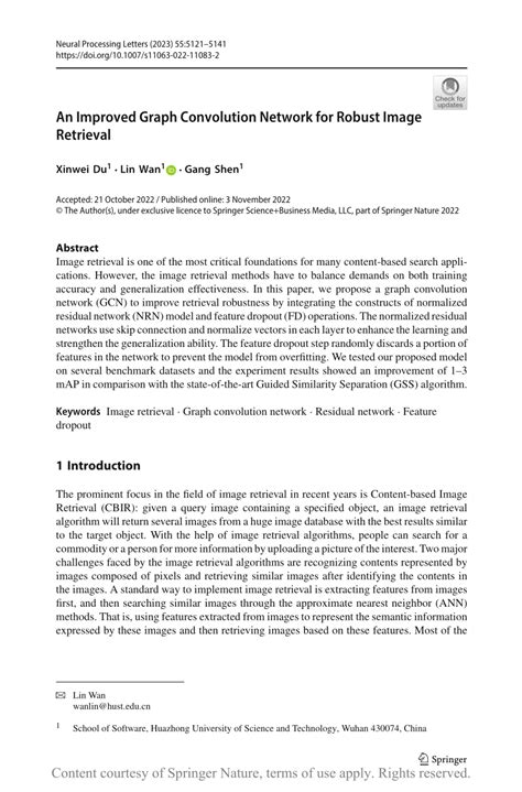 an improved graph convolution network for robust image retrieval
