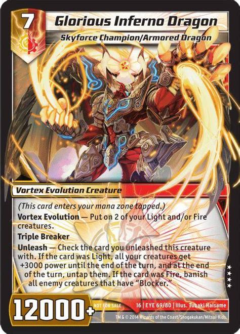 Glorious Inferno Dragon Kaijudo Wiki Fandom