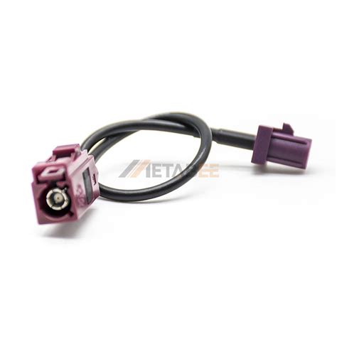 Fakra D Male To Female Cable Assembly Using Rg174 Coax Metabeeai