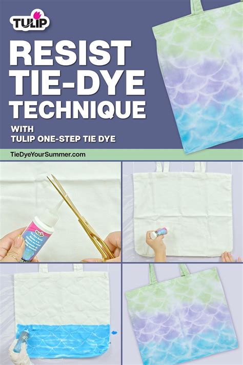 Resist Tie Dye Technique Tie Dye Your Summer