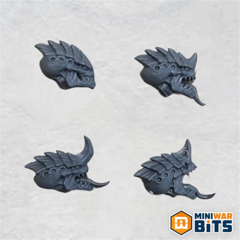 Hormagaunt Assorted Head X4 Bits Miniwar Bits