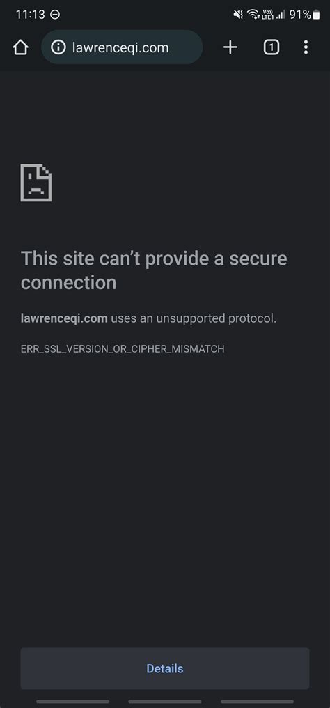 Website Is Saying It S Using An Unsupported Protocol R Bluehost