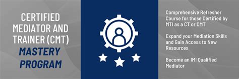Certified Mediator And Trainer Mastery Program February 2024