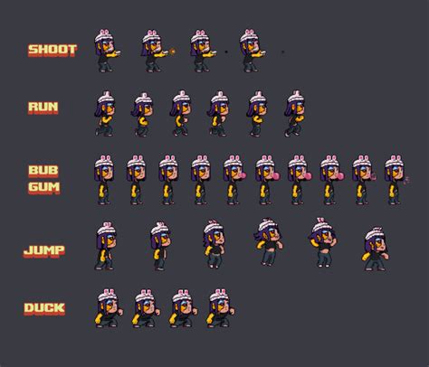 Create Pixel Game Sprites And Animation By Arianamanavi Fiverr