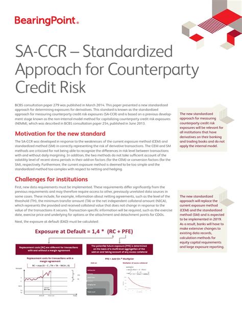 Standardized Approach For Counterparty Credit Risk Pdf Margin Finance Asset Allocation