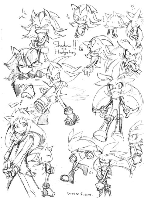 29755 Safe Artist346 Shadow The Hedgehog Silver The Hedgehog